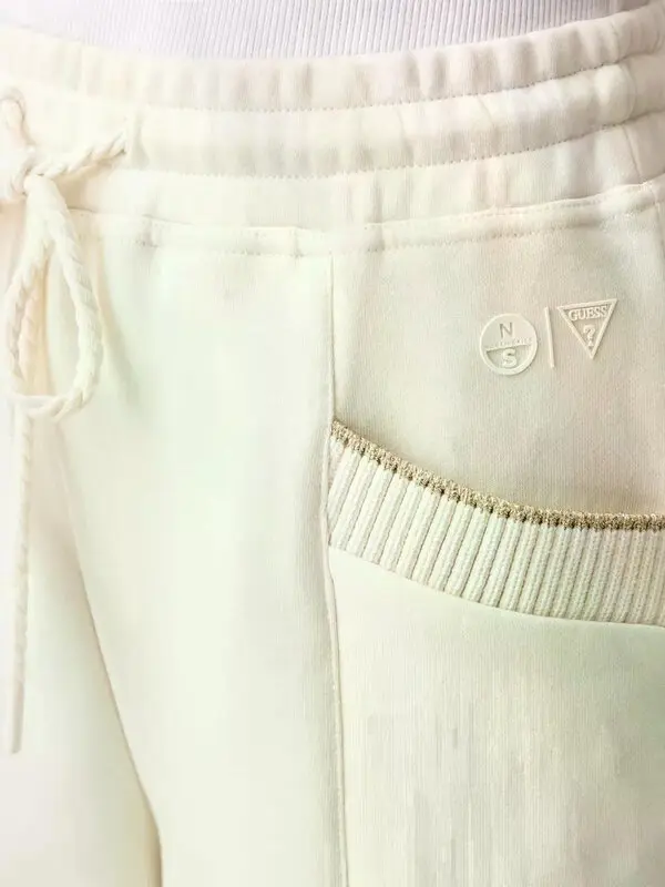 Guess Drawstring Wide-leg Track Pants