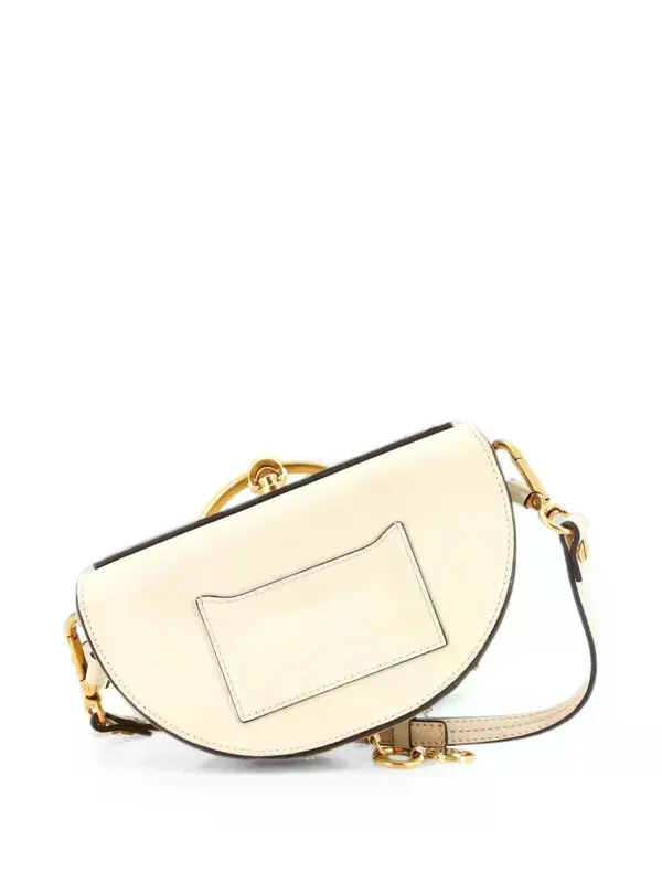 Chloé Nile Leather Mini Crossbody Bag - Neutrals