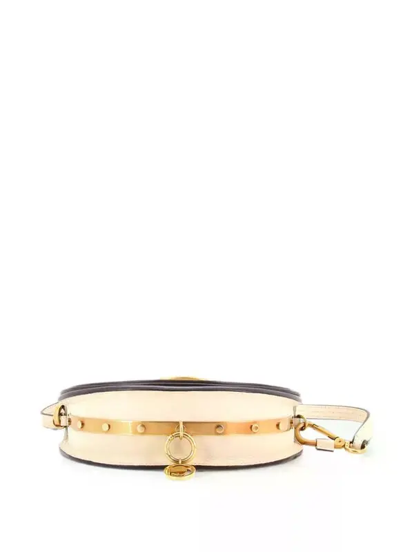 Chloé Nile Leather Mini Crossbody Bag - Neutrals