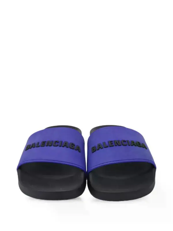 Balenciaga Logo Pool Slides