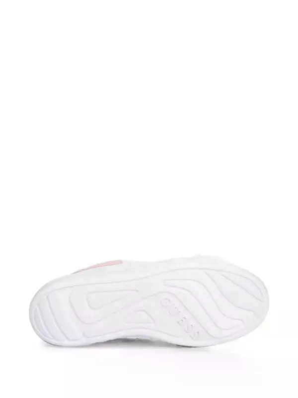 Guess Logo-embossed Quilted Panel Sneakers