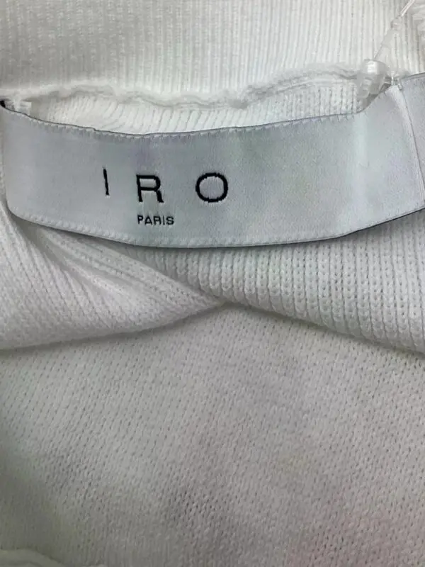 IRO PARIS Open-knit Mini Skirt