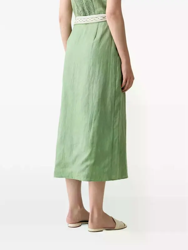 HOSS INTROPIA Renata Embroidered Midi Skirt
