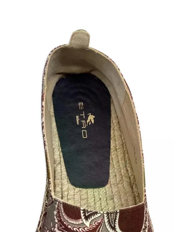 Etro Paisley Print Espadrilles - Red