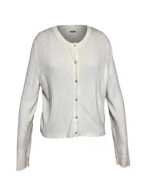 BOSS Ribbed-knit Cardigan