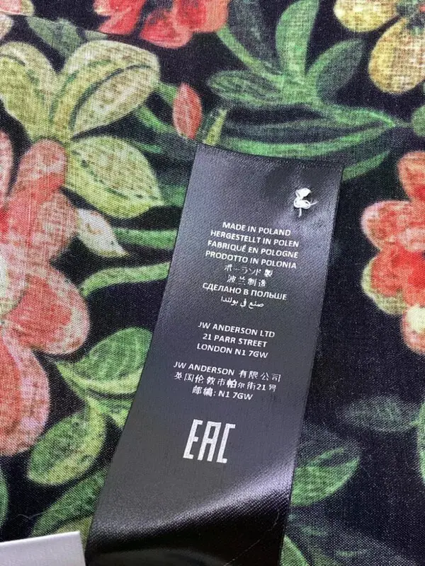 JW Anderson Panelled Floral-print Shirt