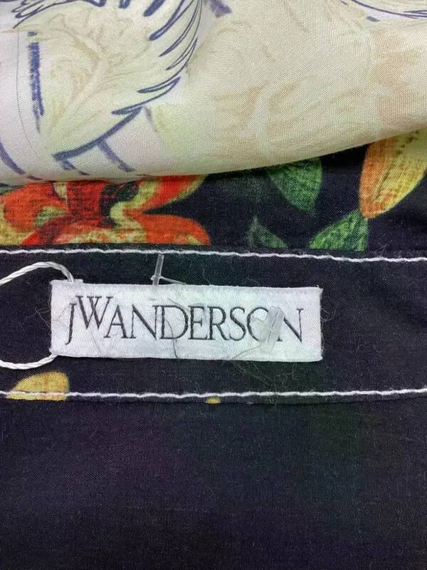 JW Anderson Panelled Floral-print Shirt