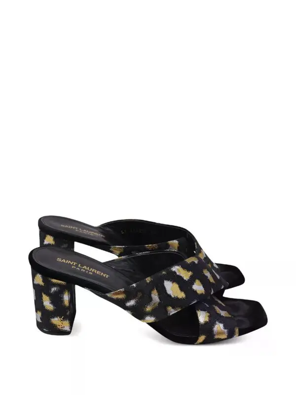 Saint Laurent Patterned Crossover Mules