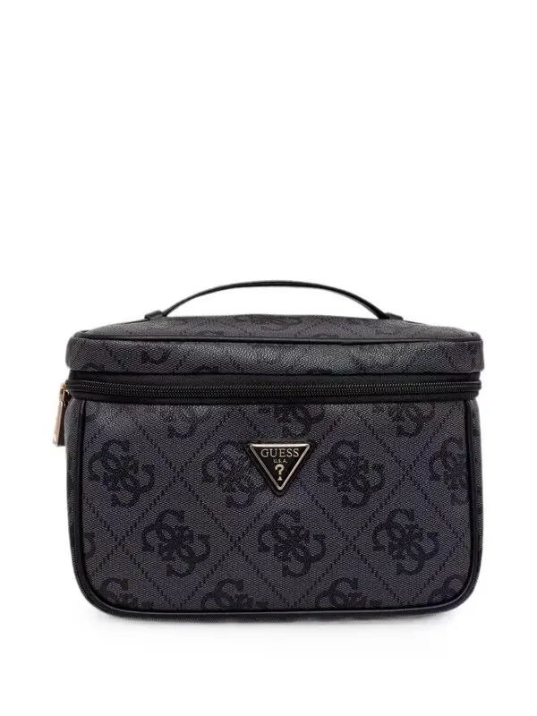 Guess Logo-print Make-up Bag - Black