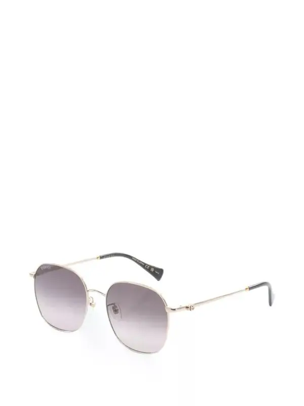 Gucci 2020s Geometric Sunglasses - Gold