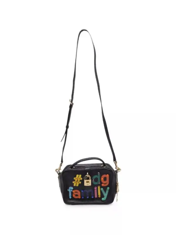 Dolce & Gabbana Embellished Crossbody Bag - Black