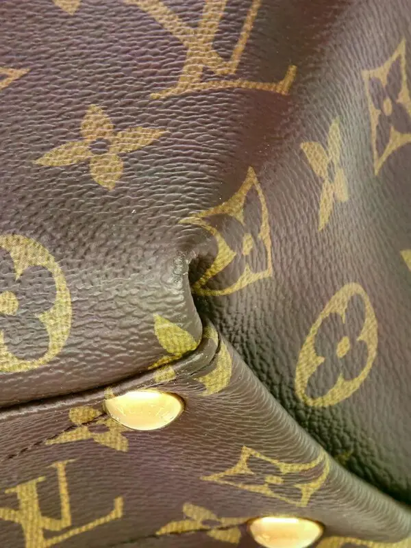 LOUIS VUITTON Monogram Canvas And Leather Bb Tote Bag - Red