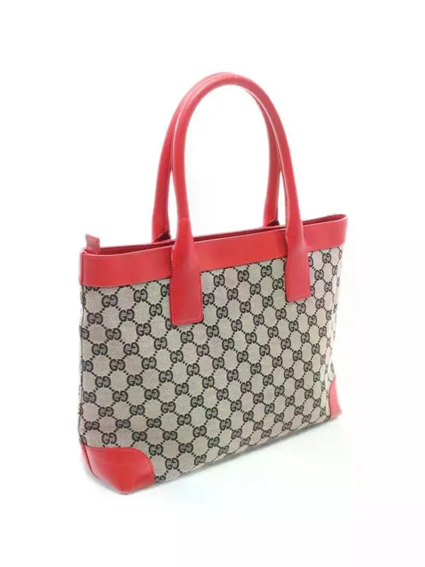 Gucci 2000s Gg Canvas Tote Bag