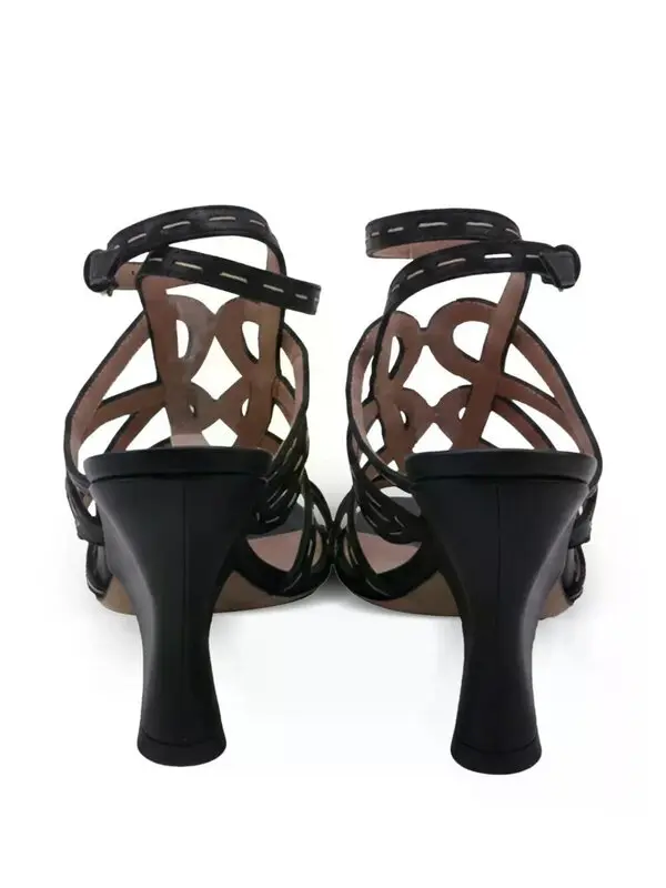 Alberta Ferretti Caged Strap Sandals