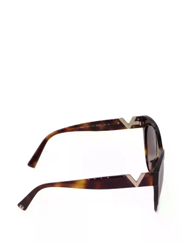 Valentino Garavani Vlogo Cat-eye Sunglasses - Brown