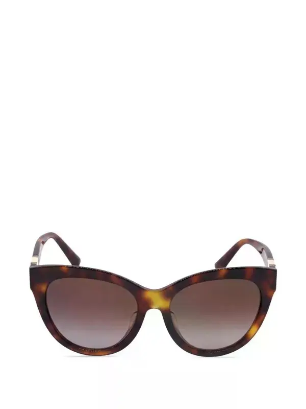 Valentino Garavani Vlogo Cat-eye Sunglasses - Brown