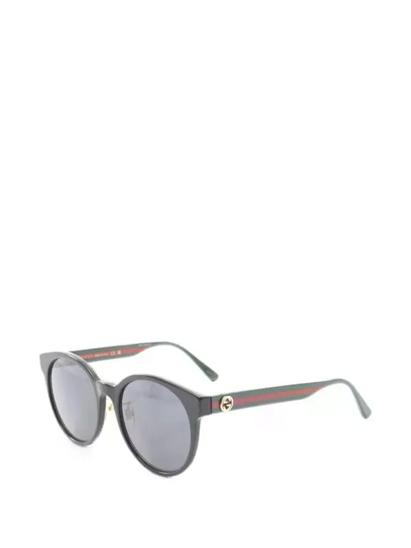 Gucci 2020s Web Stripe Round Sunglasses