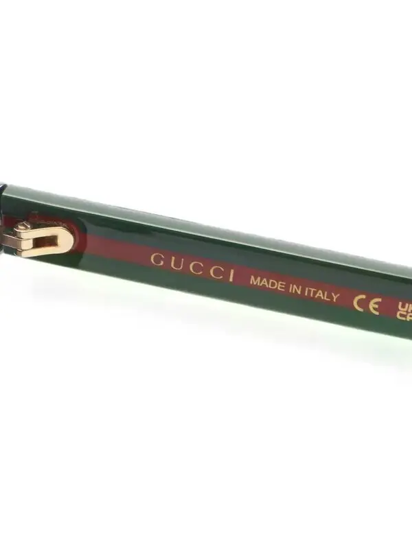 Gucci 2020s Web Stripe Round Sunglasses
