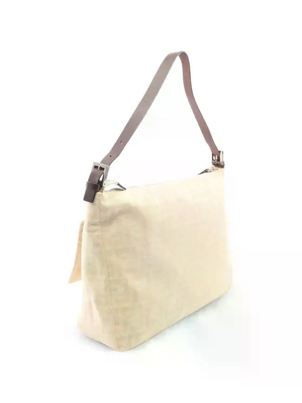 Fendi 2000s Zucca Mamma Baguette Shoulder Bag - Neutrals