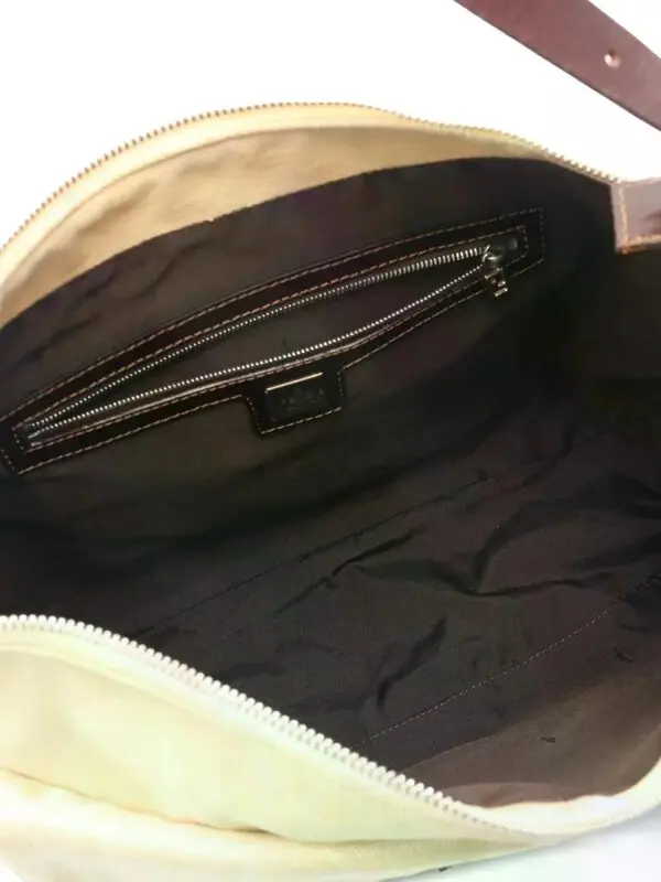 Fendi 2000s Zucca Mamma Baguette Shoulder Bag