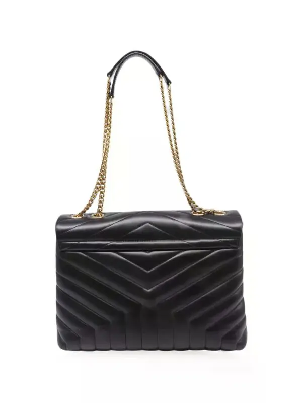 Saint Laurent 2010s Loulou Quilted Shoulder Bag - Black
