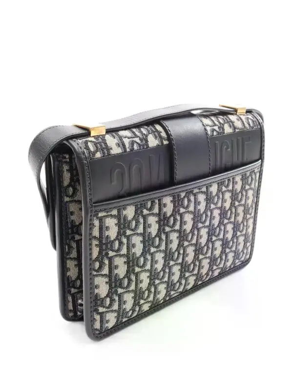 Dior 2010s 30 Montaigne Oblique Shoulder Bag - Neutrals