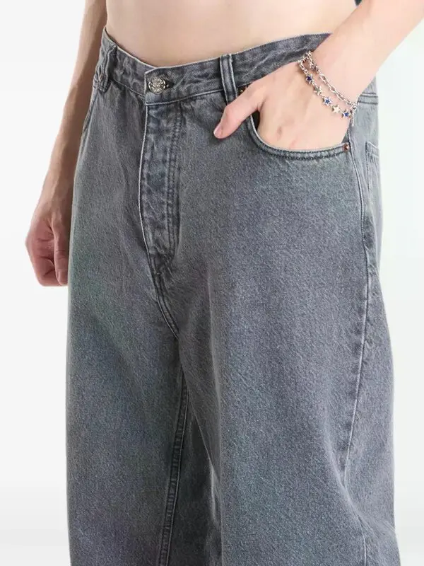 Filling Pieces Loose-fit Washed Jeans - Grey
