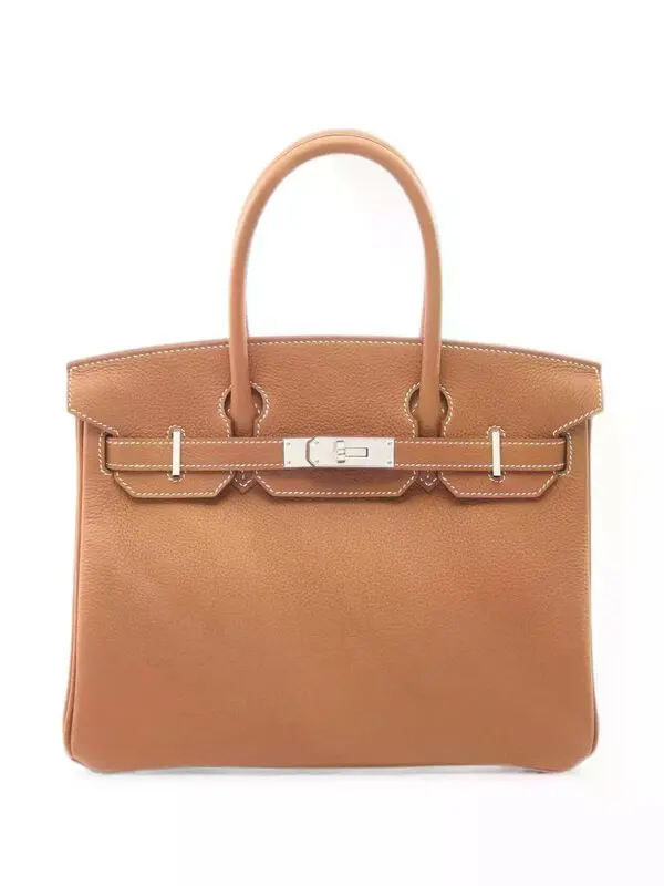 Hermès 2020s 30 Birkin Togo Tote Bag - Brown