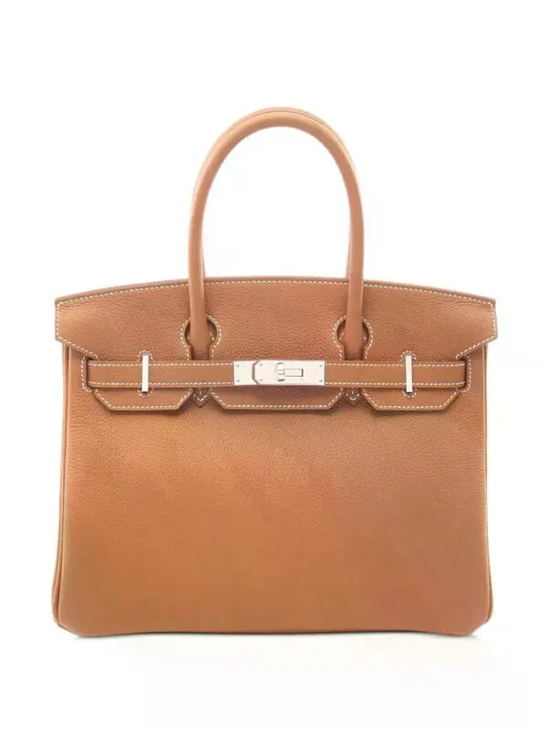 Hermès 30 Birkin Togo Tote Bag - Brown