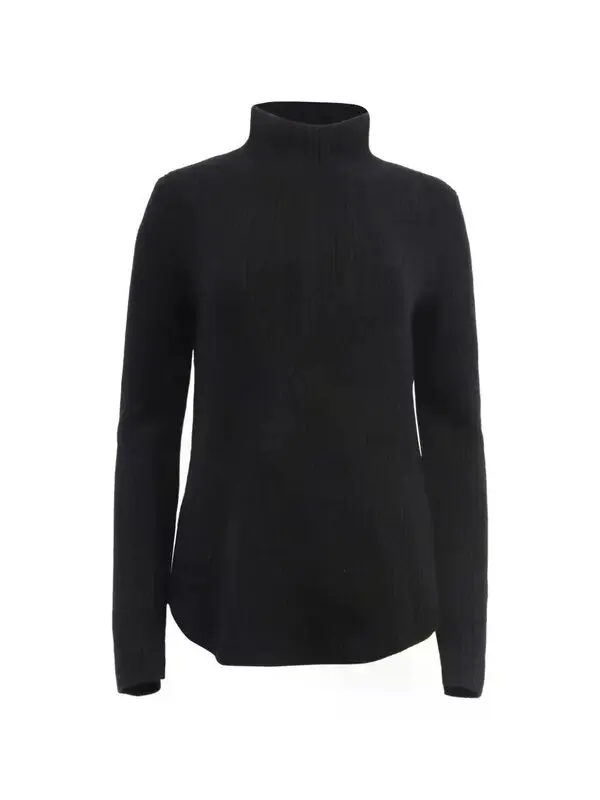 Theory Ribbed-knit Mock-neck Sweater
