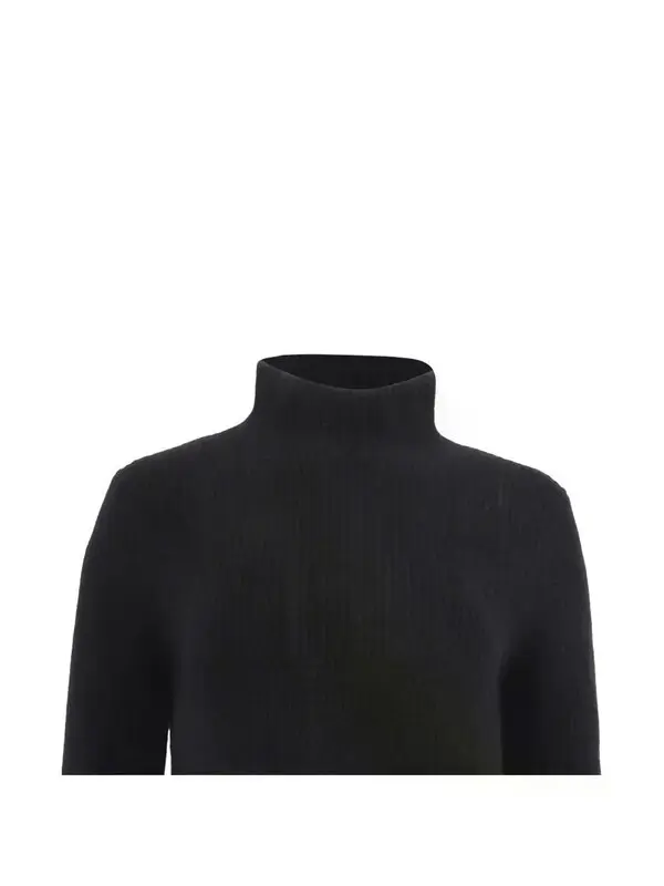 Theory Ribbed-knit Mock-neck Sweater
