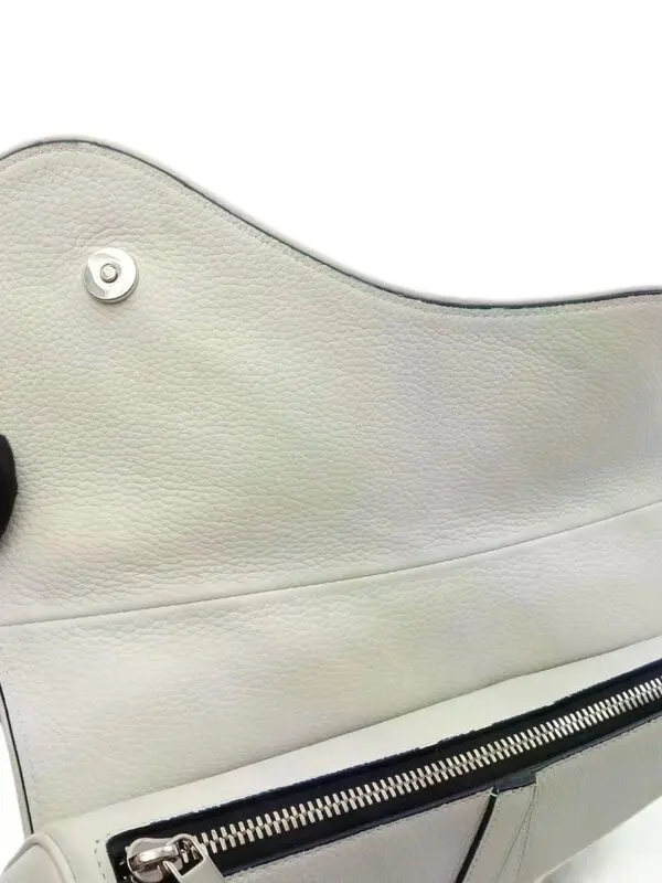 Dior Saddle Cross Body Bag - White