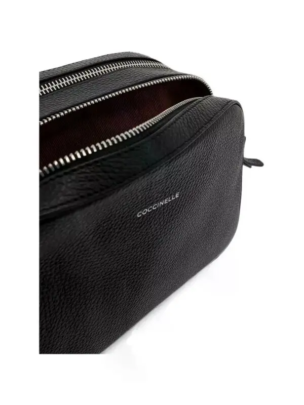 COCCINELLE Grainy Leather Shoulder Bag