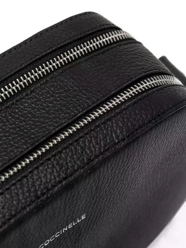 COCCINELLE Grainy Leather Shoulder Bag