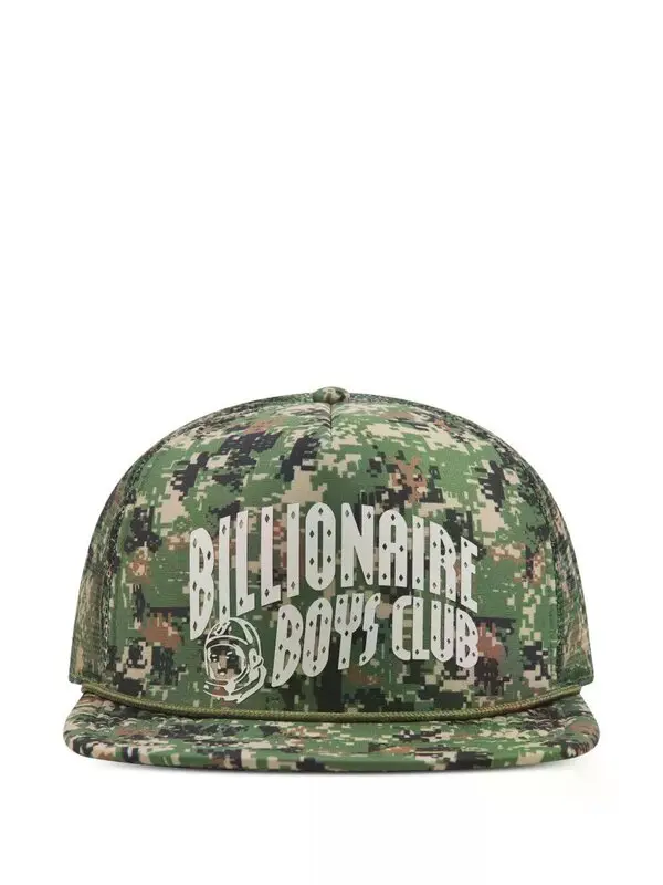 BILLIONAIRE BOYS CLUB Digital Camouflage Trucker Cap - Green