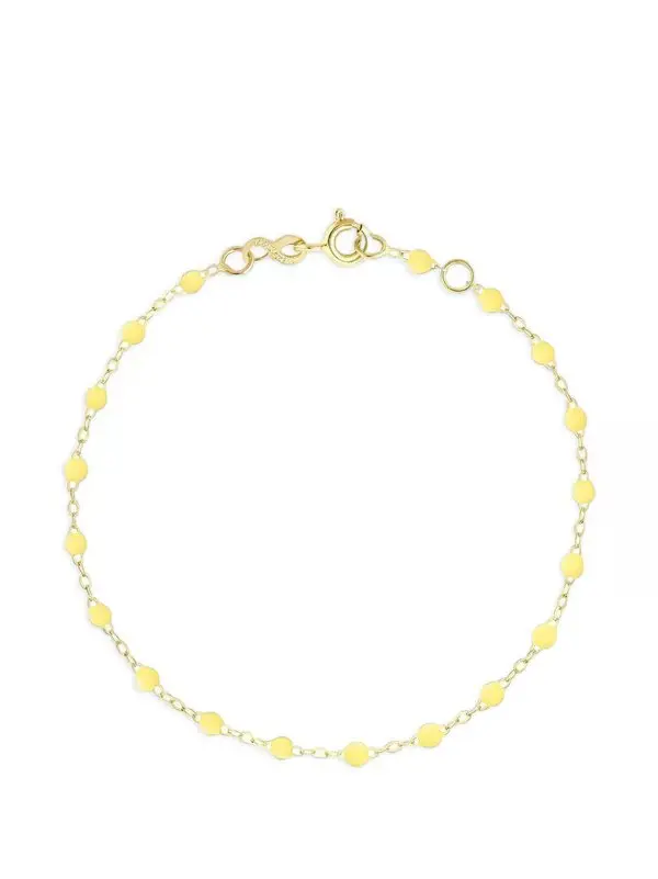 Gigi Clozeau 18k Yellow Resin Bead Bracelet - Gold