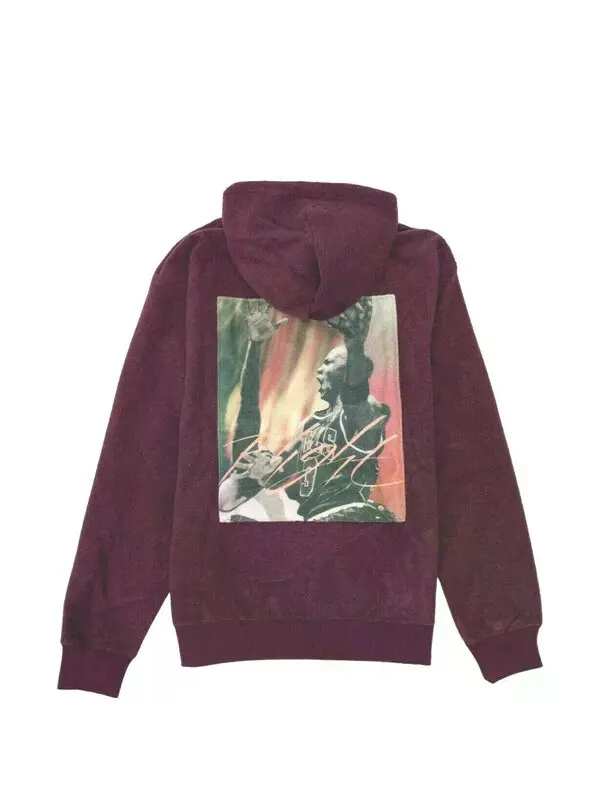 JORDAN Graphic Print Hoodie - Purple