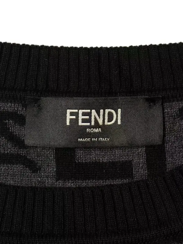 Fendi 2010s Ff Logo Sweater