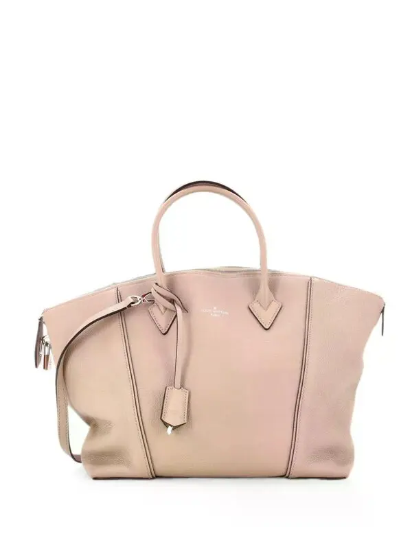 LOUIS VUITTON Soft Lockit Mm Satchel Handbag - Neutrals
