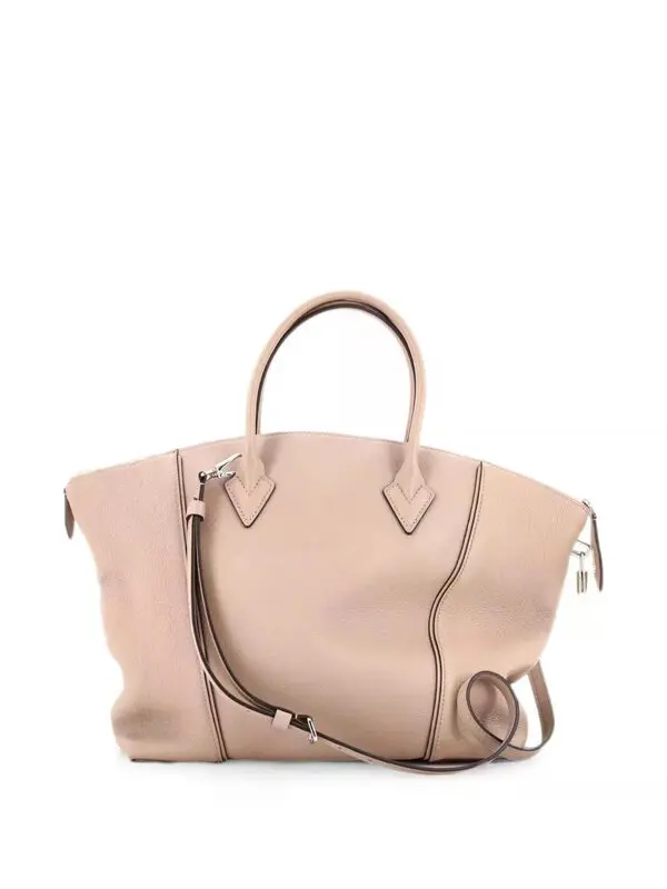 LOUIS VUITTON Soft Lockit Mm Satchel Handbag - Neutrals