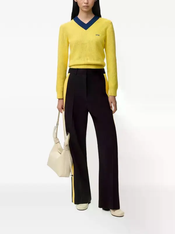 Loewe Tailored Trousers With Side Stripe - Blue