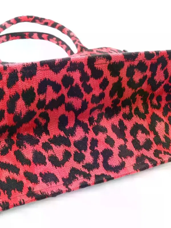 Dior Medium Book Leopard-print Tote Bag