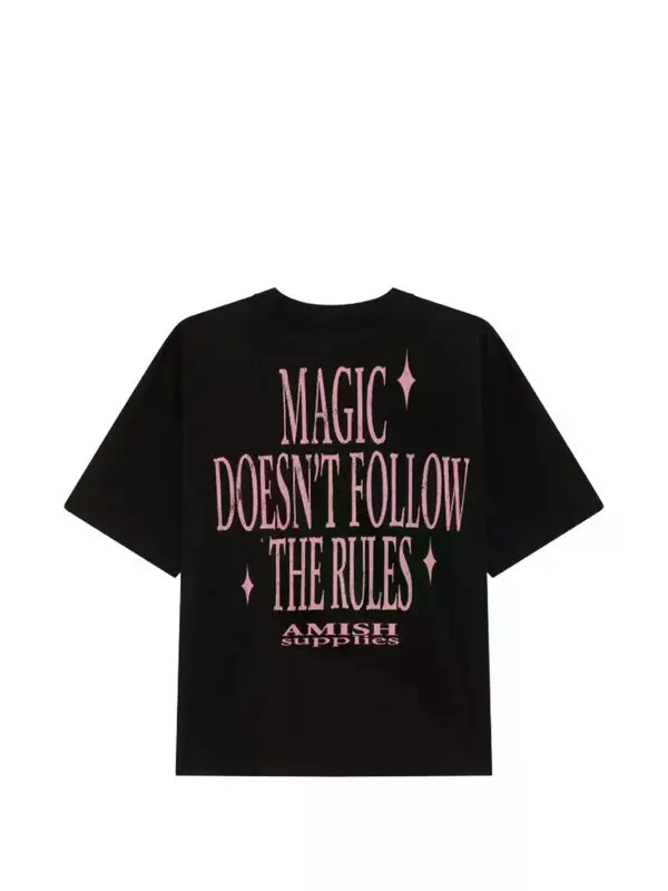 AMISH SUPPLIES Graphic-print Loose-fit T-shirt