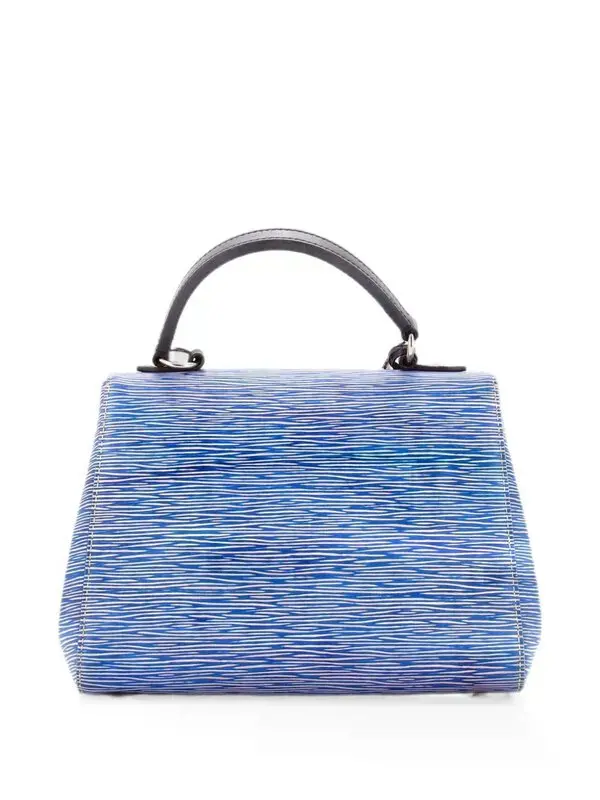 LOUIS VUITTON Epi Leather Cluny Top Handle Bag Bb Satchel - Blue