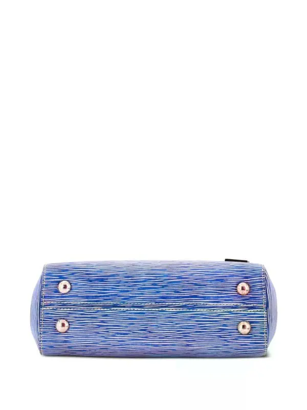 LOUIS VUITTON Epi Leather Cluny Top Handle Bag Bb Satchel - Blue