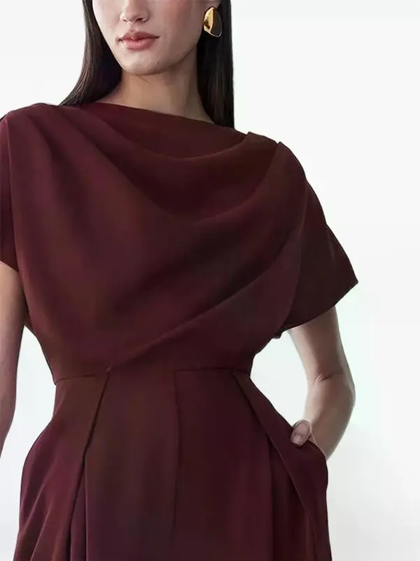 BWLDR Boat-neck Jumpsuit
