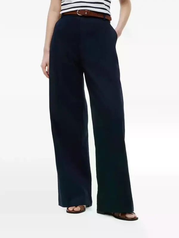 Tommy Hilfiger Pleated Wide-leg Trousers