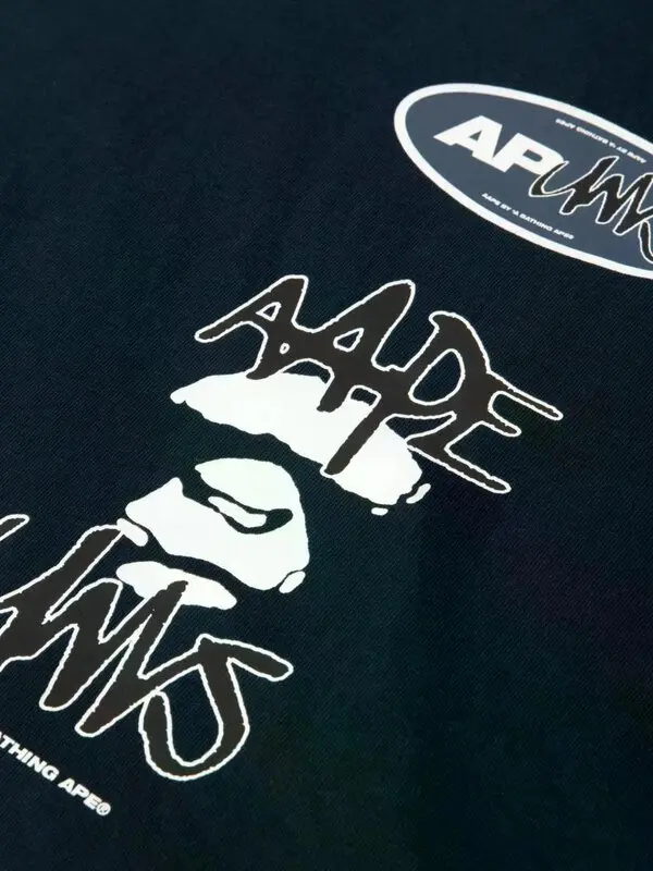 AAPE BY *A BATHING APE Aapeunvs Logo-print T-shirt