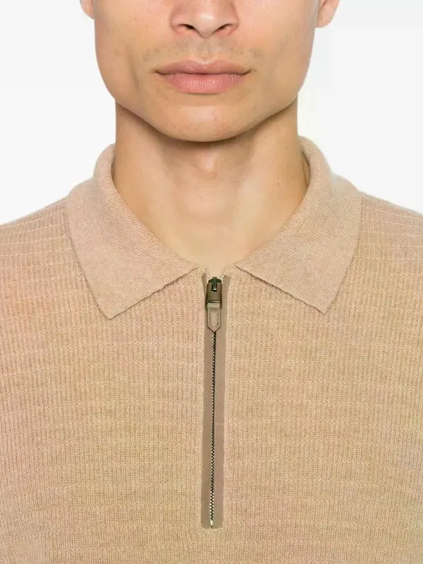 Canali Half-zip Polo Shirt