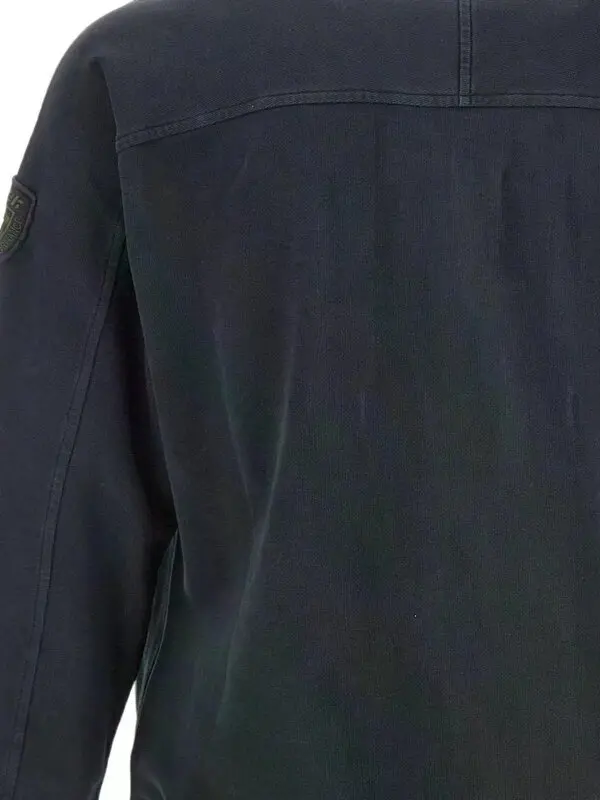 BLAUER. Chest-pocket Raglan-sleeve Sweater